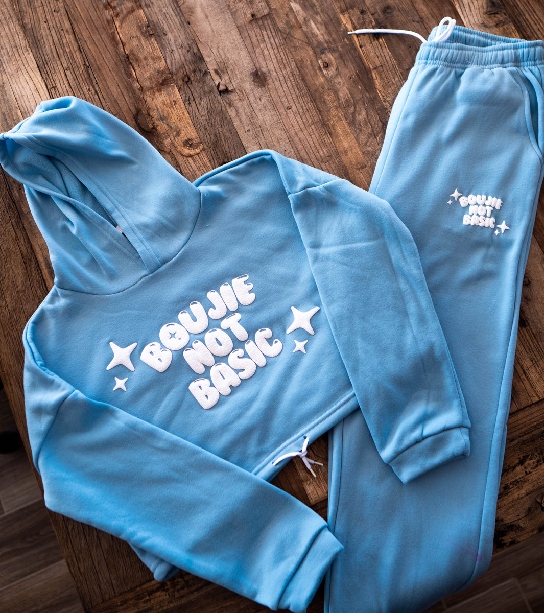 Boujie Not Basic Blue Track Suit – BOUJIE KIDZ