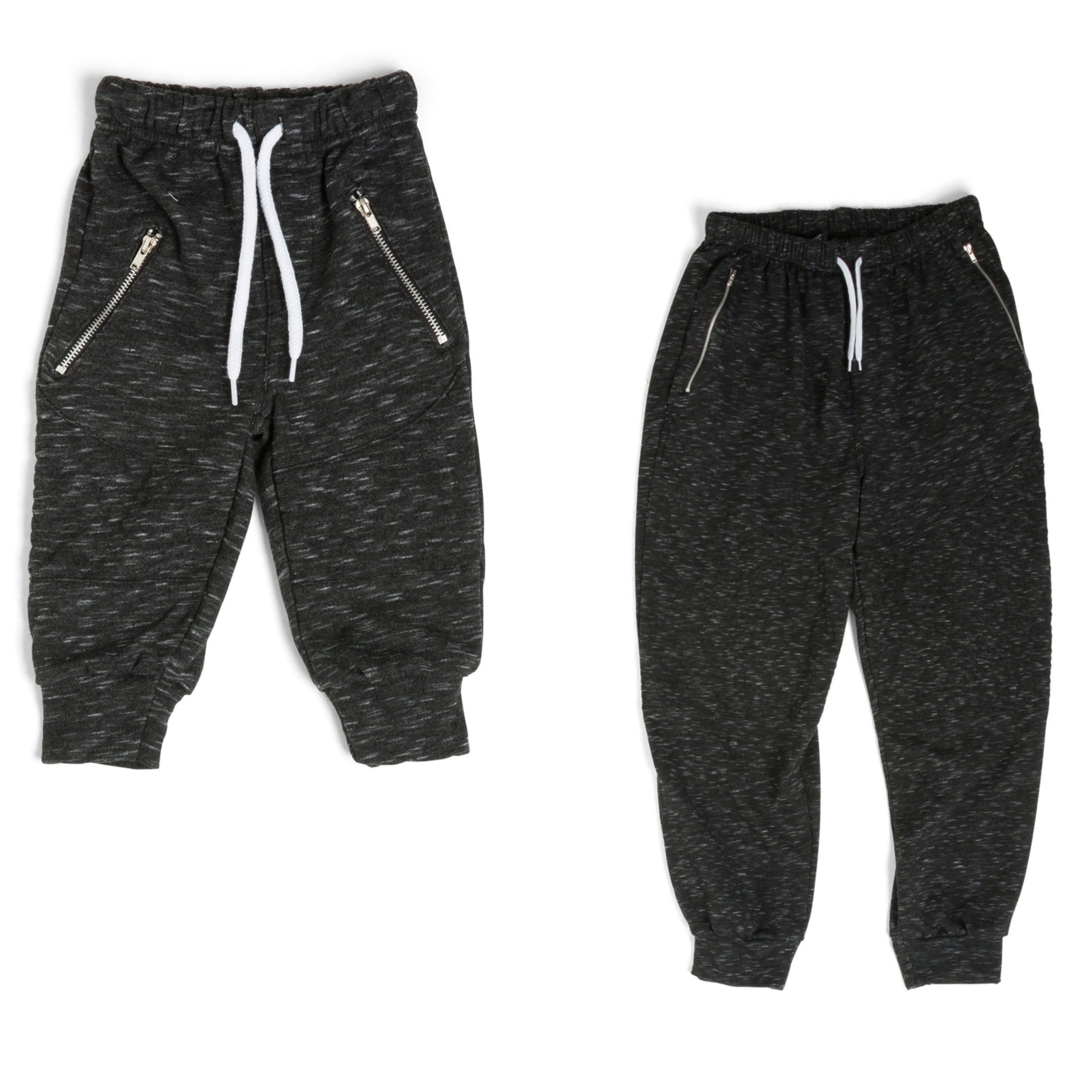 Littlest Prince French Terry Moto Sweatpants Black – BOUJIE KIDZ